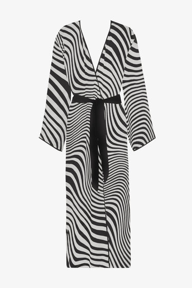 Kimono noir/blanc - Fever - Maison Close